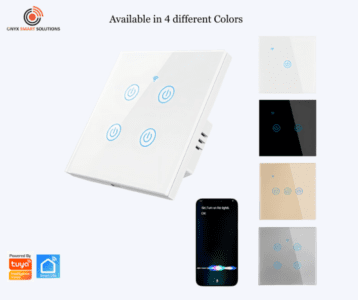 4 Gang Smart Wifi Switch (SM Series) in Pakistan